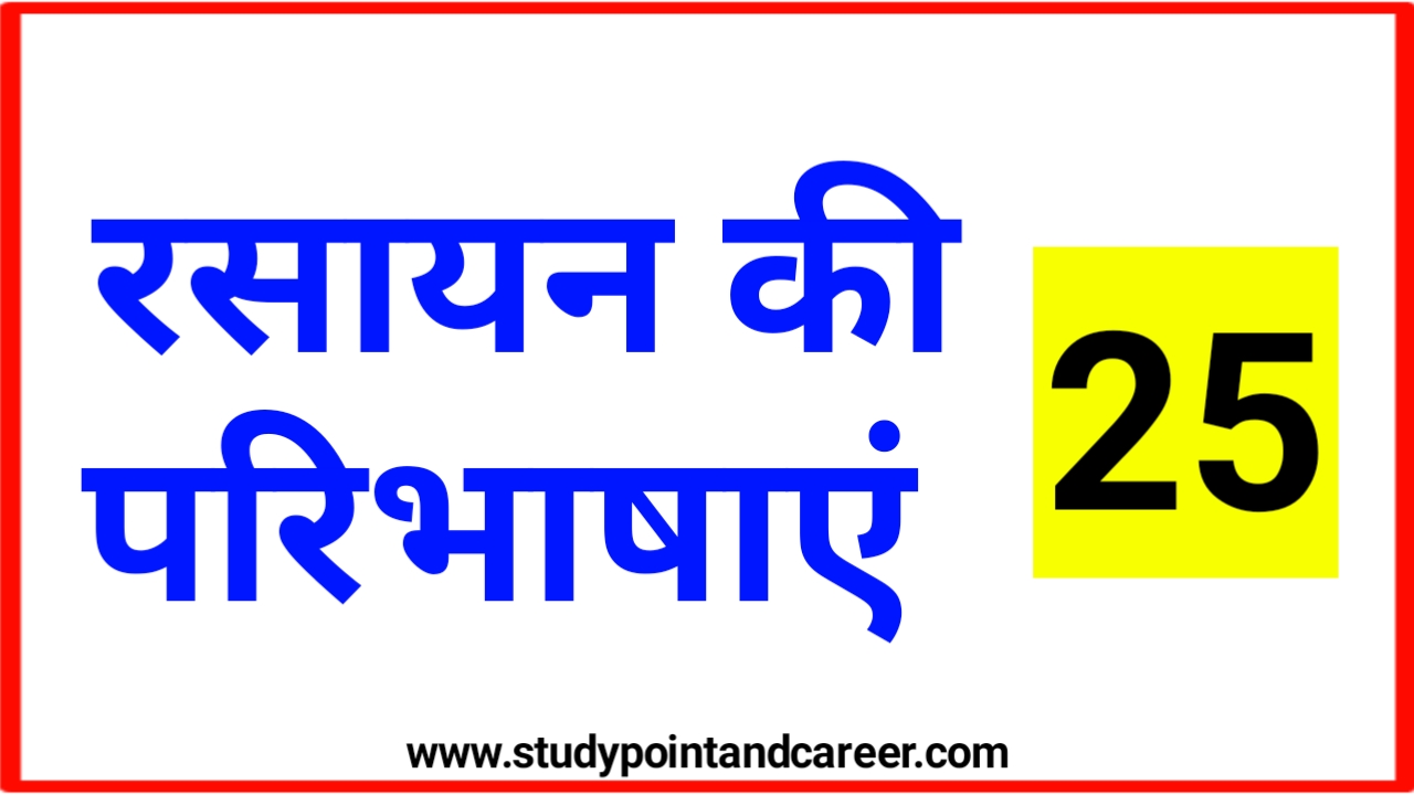 25 25 IMPORTANT DEFINITION OF CHEMISTRY 25-25-important-definition-of-chemistry