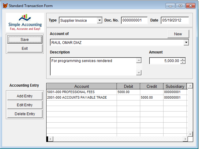 How To Create An Accounting System In 48 Hours: Data List Forms Created