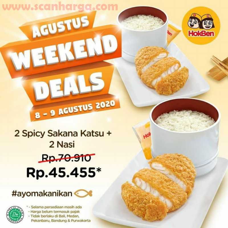 Hokben Weekend Deals Promo 28 - 30 Agustus 2020 | scanharga