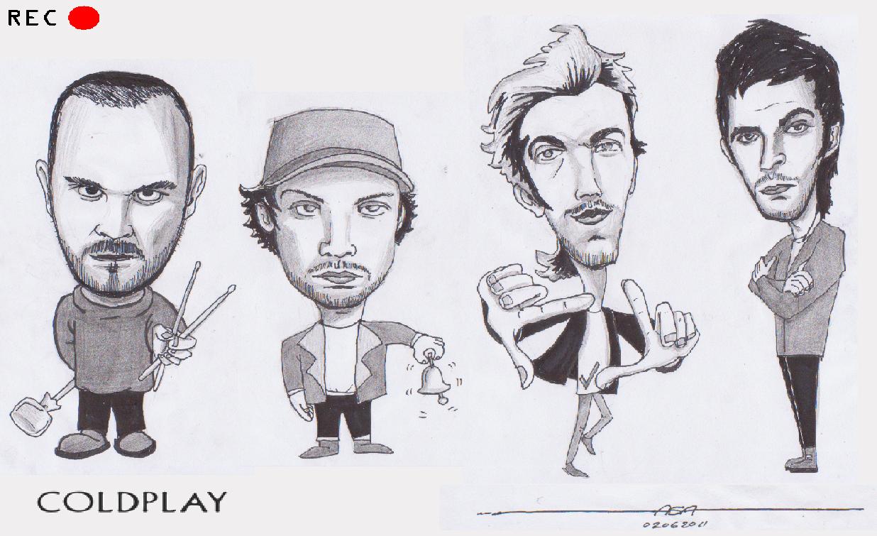 Coldplay FansClub: Caricaturas de Coldplay