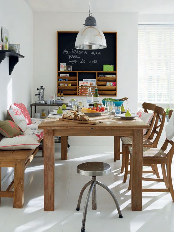 10 Imágenes de comedores con bancos