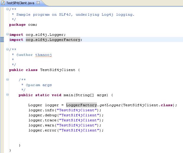 Java Developer Temple: Simple Logging Facade for Java (SLF4J) Java Developer Temple: Simple Logging Facade for Java (SLF4J)