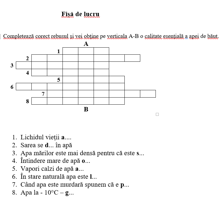 Clubul micilor savanţi: Rebus - APA