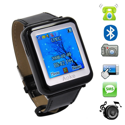 k-gadget: WATCH MOBILE PHONE AK09, CAMERA, MP3, MP4, BLUETOOTH, TOUCH ...