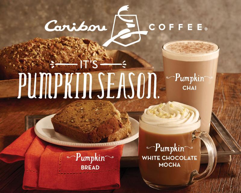 News: Caribou Coffee Returns Pumpkin Menu for Fall 2013