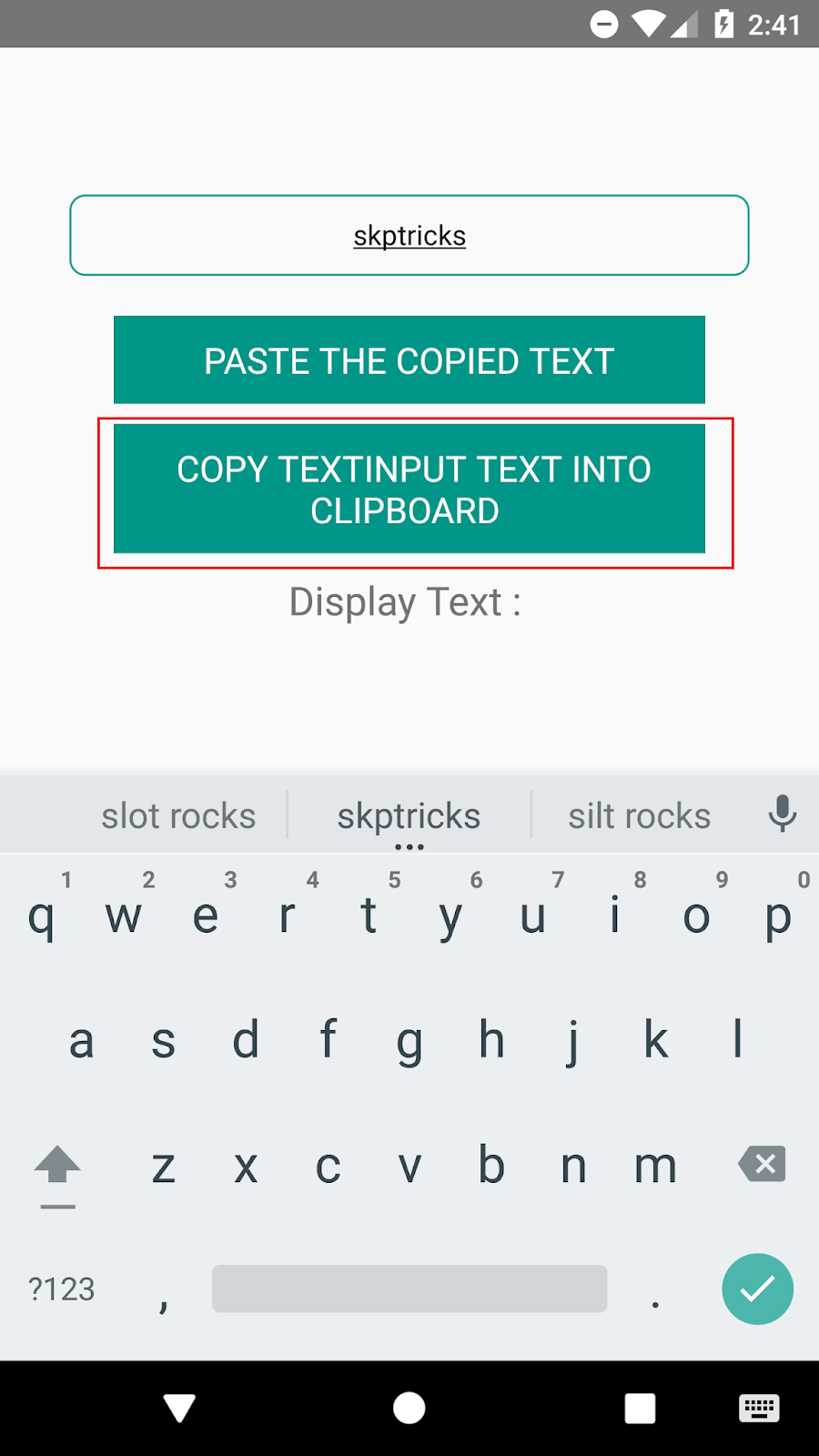 React Native Copy Text To Clipboard Example Skptricks