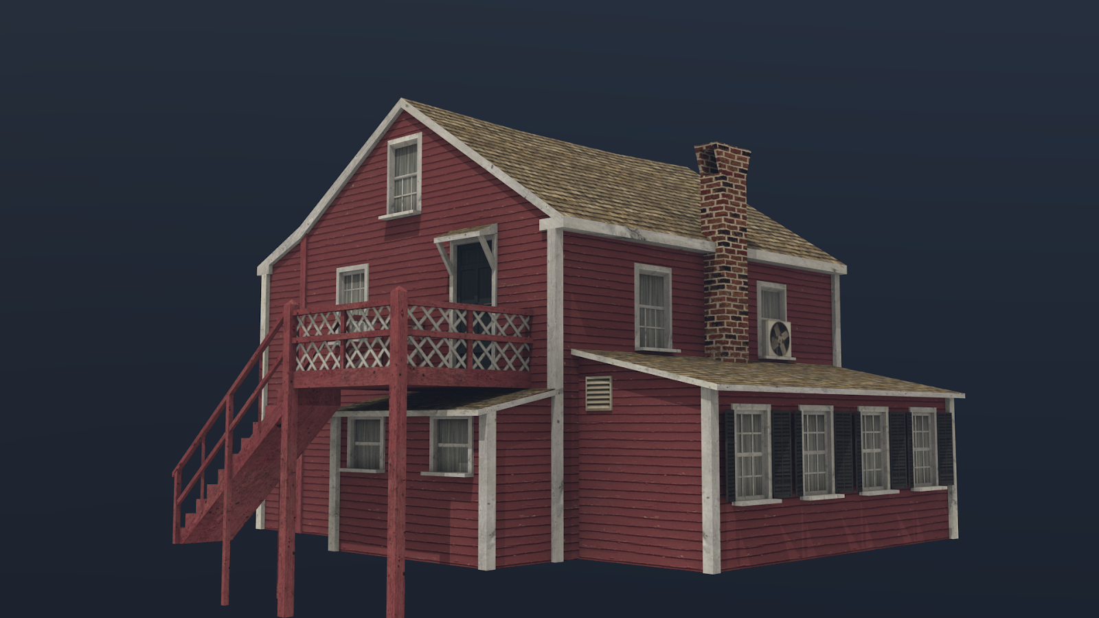Josip Kladaric - Freelance 3D Artist: Red House - Game Asset