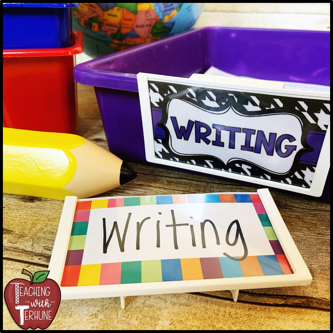 Teaching With Terhune: USING THE REALLY GOOD STUFF BASKET AND BIN LABEL ...