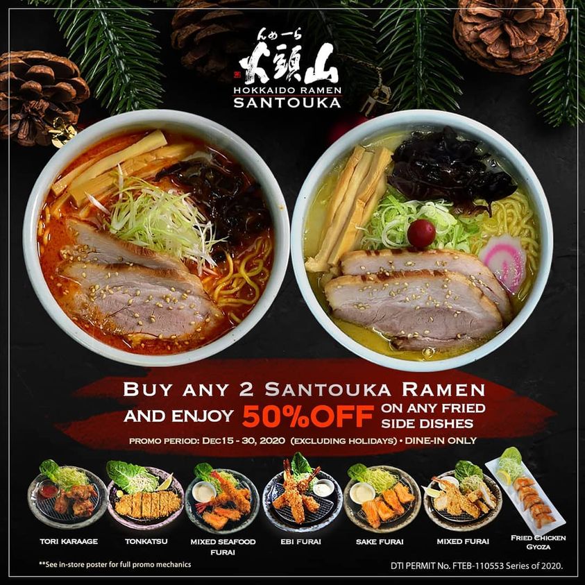 Manila Shopper: Santouka Ramen Holiday Promo