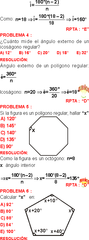 POLÍGONOS EJEMPLOS Y EJERCICIOS RESUELTOS EN PDF