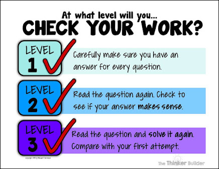 Who's Who and Who's New: How to Teach Your Students How to CHECK THEIR WORK