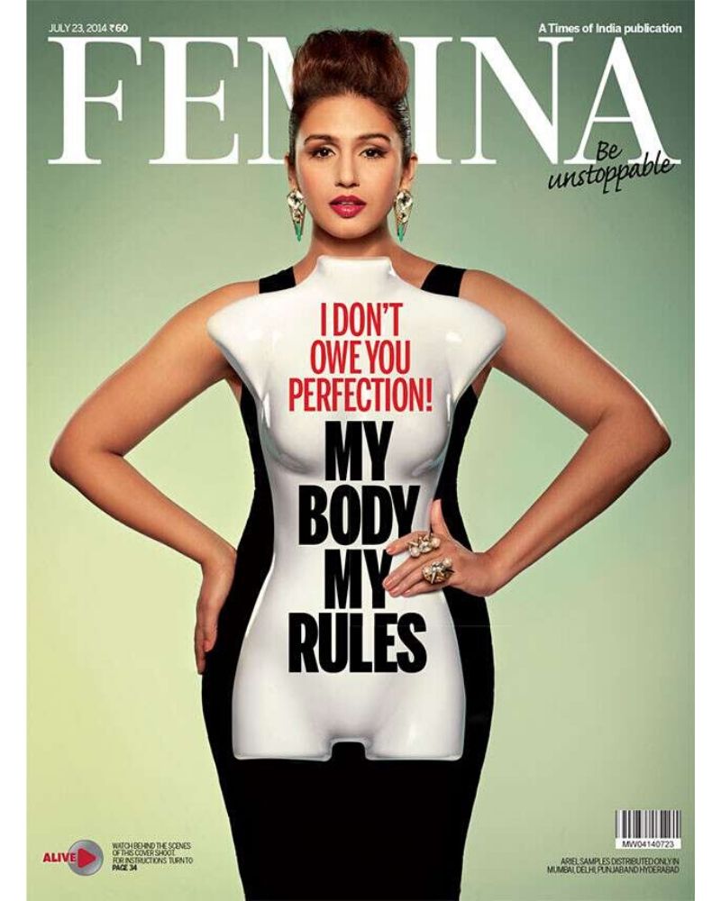 Huma Qureshi on Magazine Femina Cover