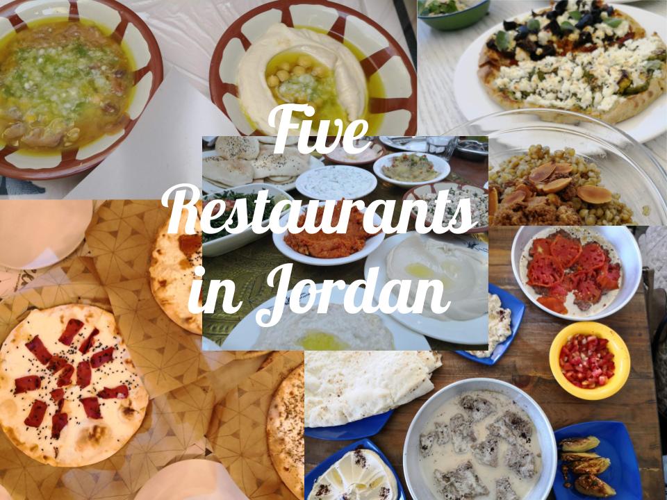 Five Restaurants in Jordan