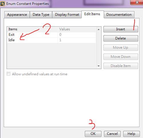 Labview Enum+Case Structure(條件架構) - 真相傑森
