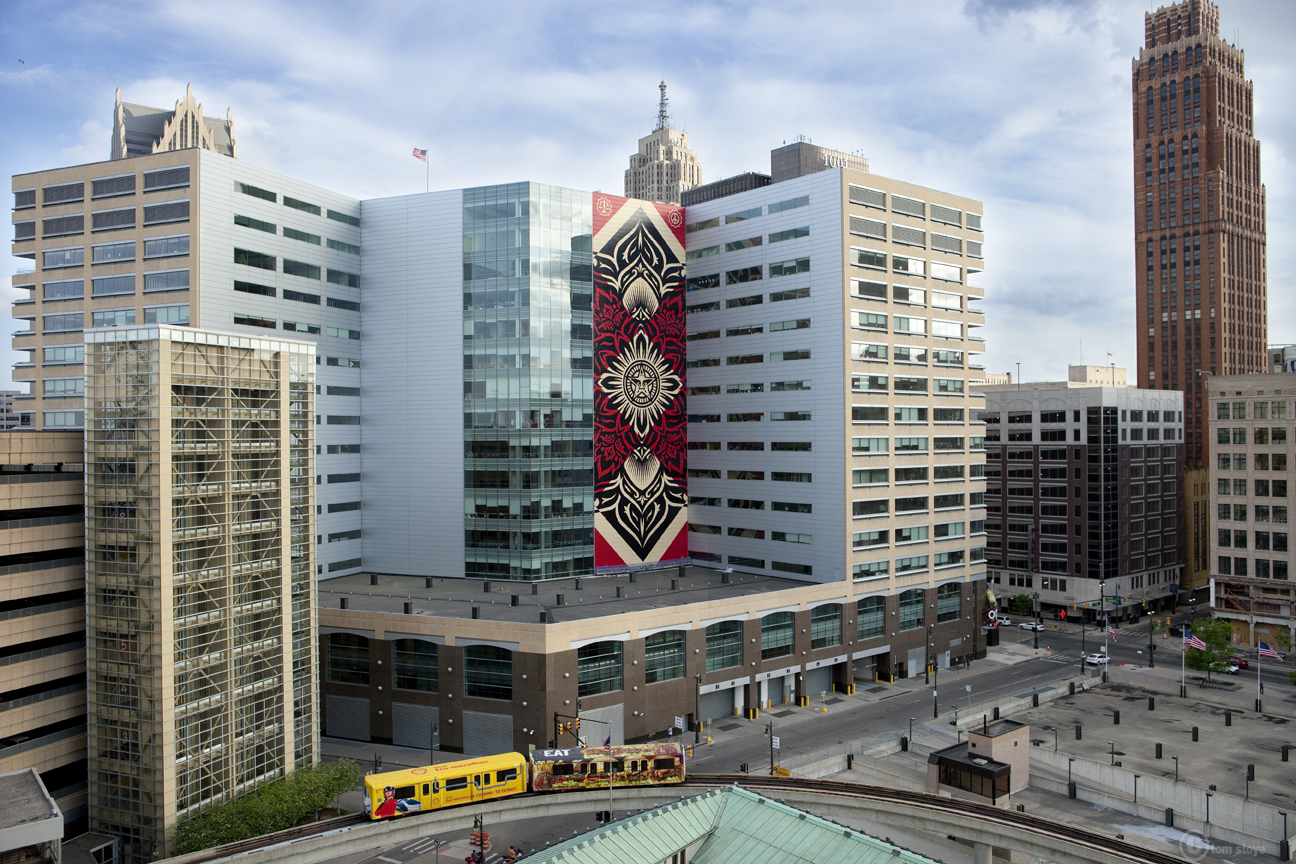 Rapid Eye Movement: Shepard Fairey-Obey Mural, Detroit, MI