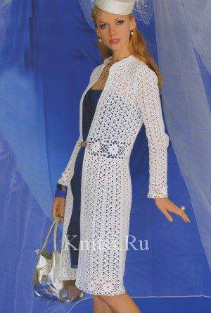 JACHETE CROSETATE ROMANIA: JACHETA CROSETATA MANUAL DANTELAT ALB MODEL 7