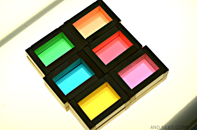 DIY Color Blocks for Kids | And Next Comes L - Hyperlexia Resources