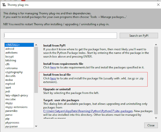 Setup Thonny ide for raspberry Pi Pico RP2040