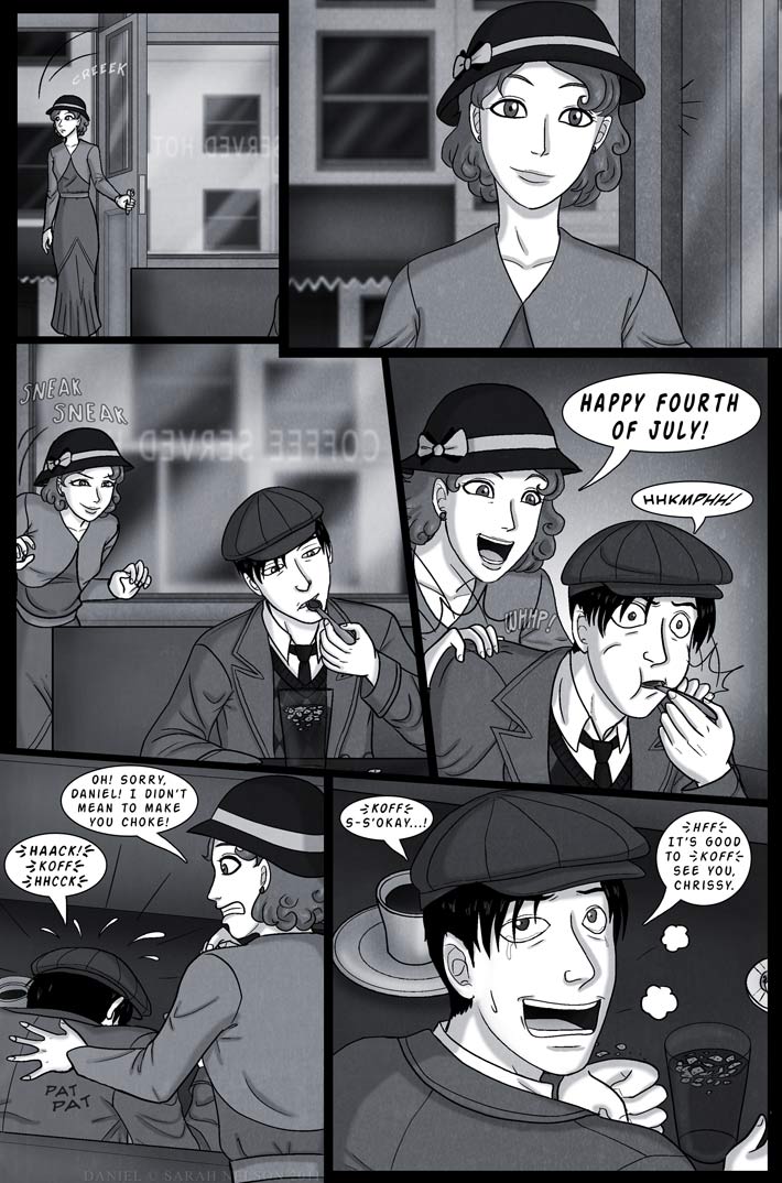 Ryan Melrose Comixs: Horror Web Comic review Daniel By Sarah Nels