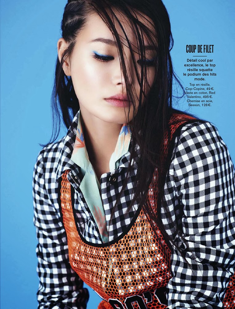ASIAN MODELS BLOG: EDITORIAL: Li Wei in Glamour France, February 2014