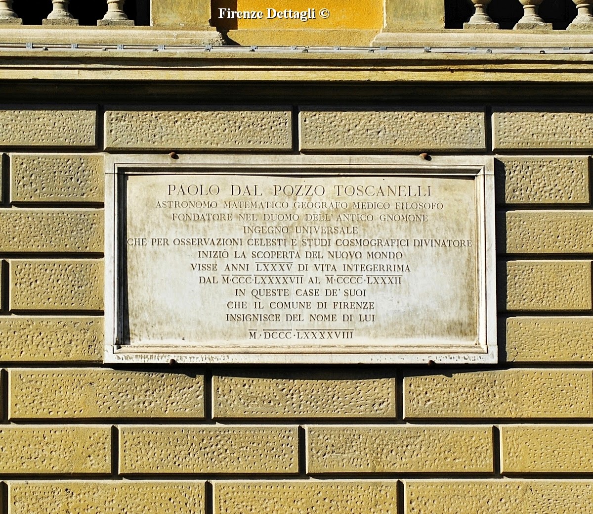 Firenze_Nei_Dettagli: Paolo Dal Pozzo Toscanelli