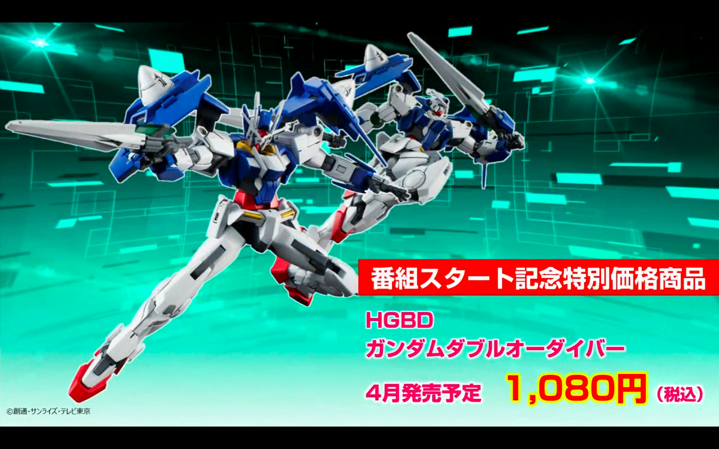 HGBD 1/144 Gundam 00 Diver - Release Info, Box art and Official Images