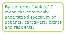 Patient Thinking: What is it with respect and patients?