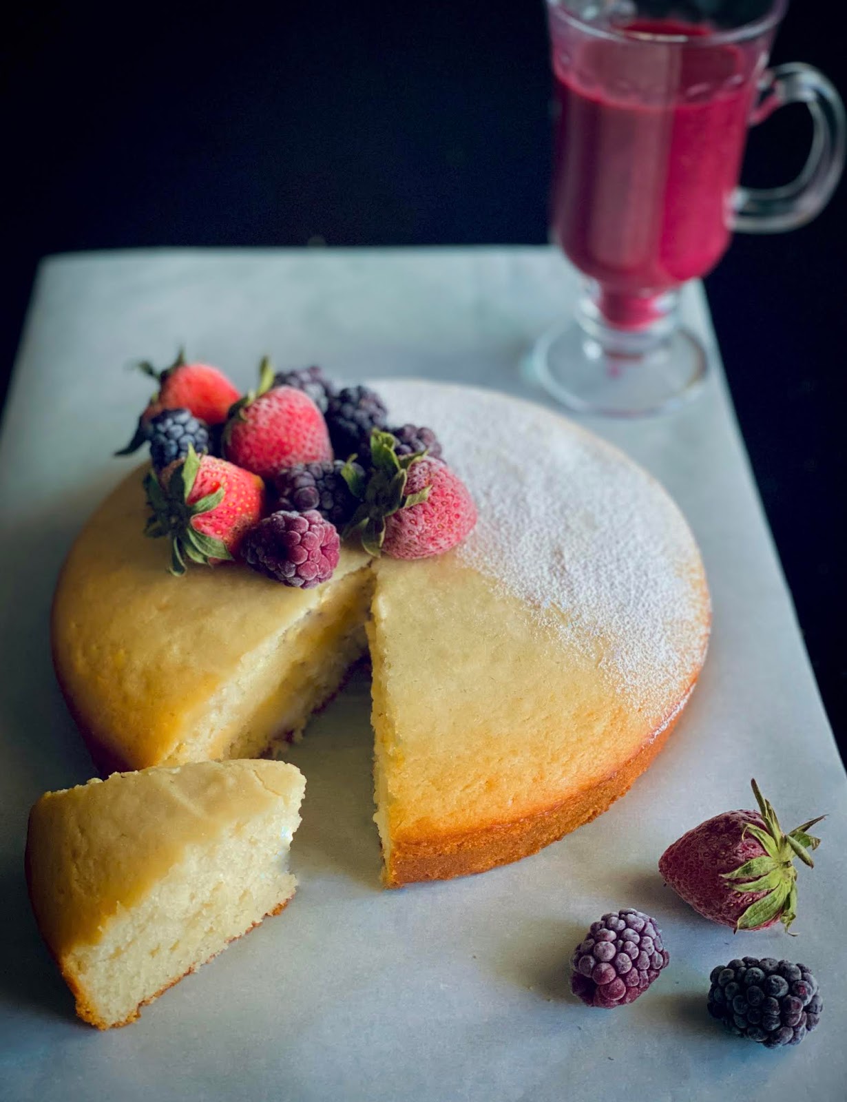 Simple Vanilla Cake - Eggless