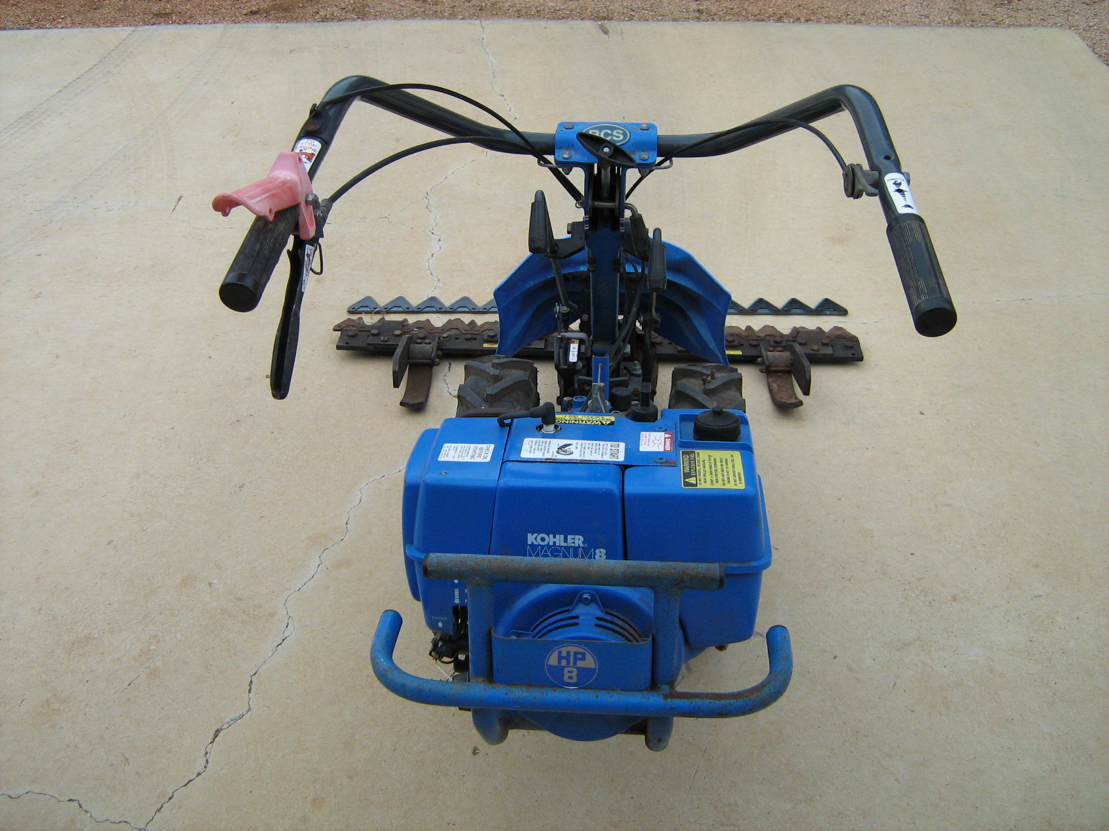 RPI projects: Working on BCS 725 Sickle-Bar Mower