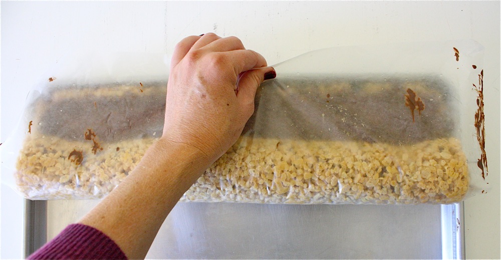 Chocolate Peanut Butter Rice Krispie Roll - MADE EVERYDAY