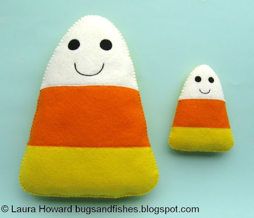 Bugs and Fishes by Lupin: How To: Felt Candy Corn Plush