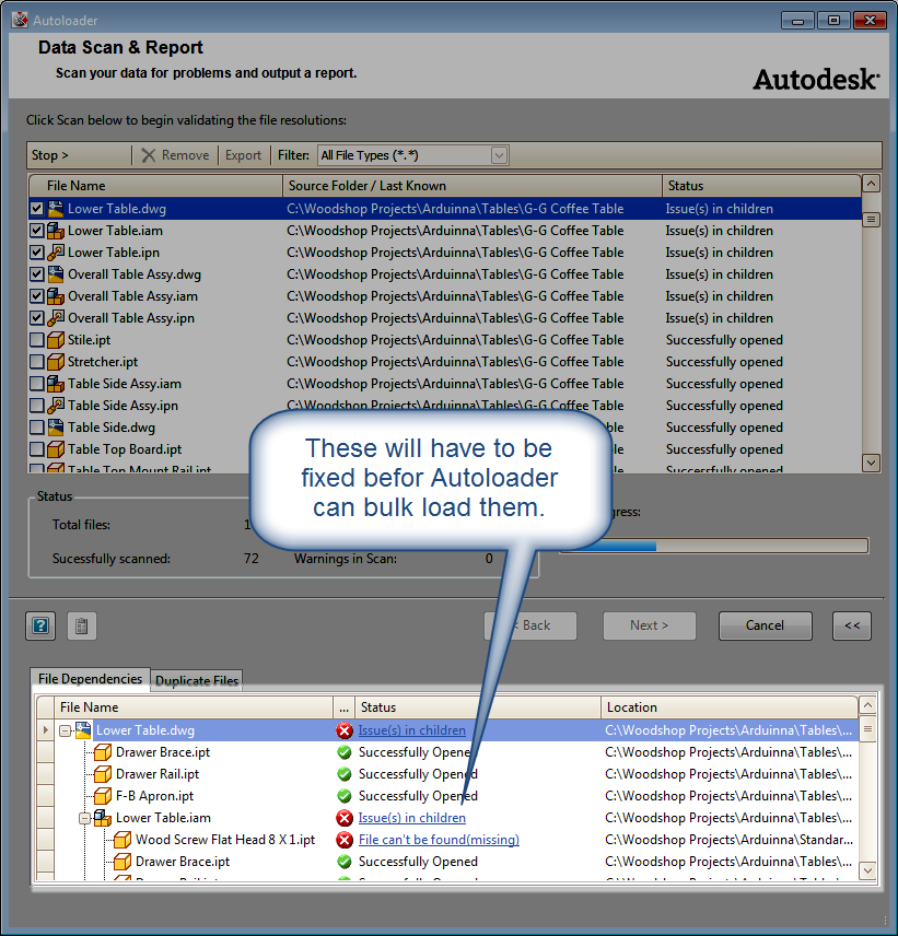 Autoloader found some broken links! These have to get fixed!
