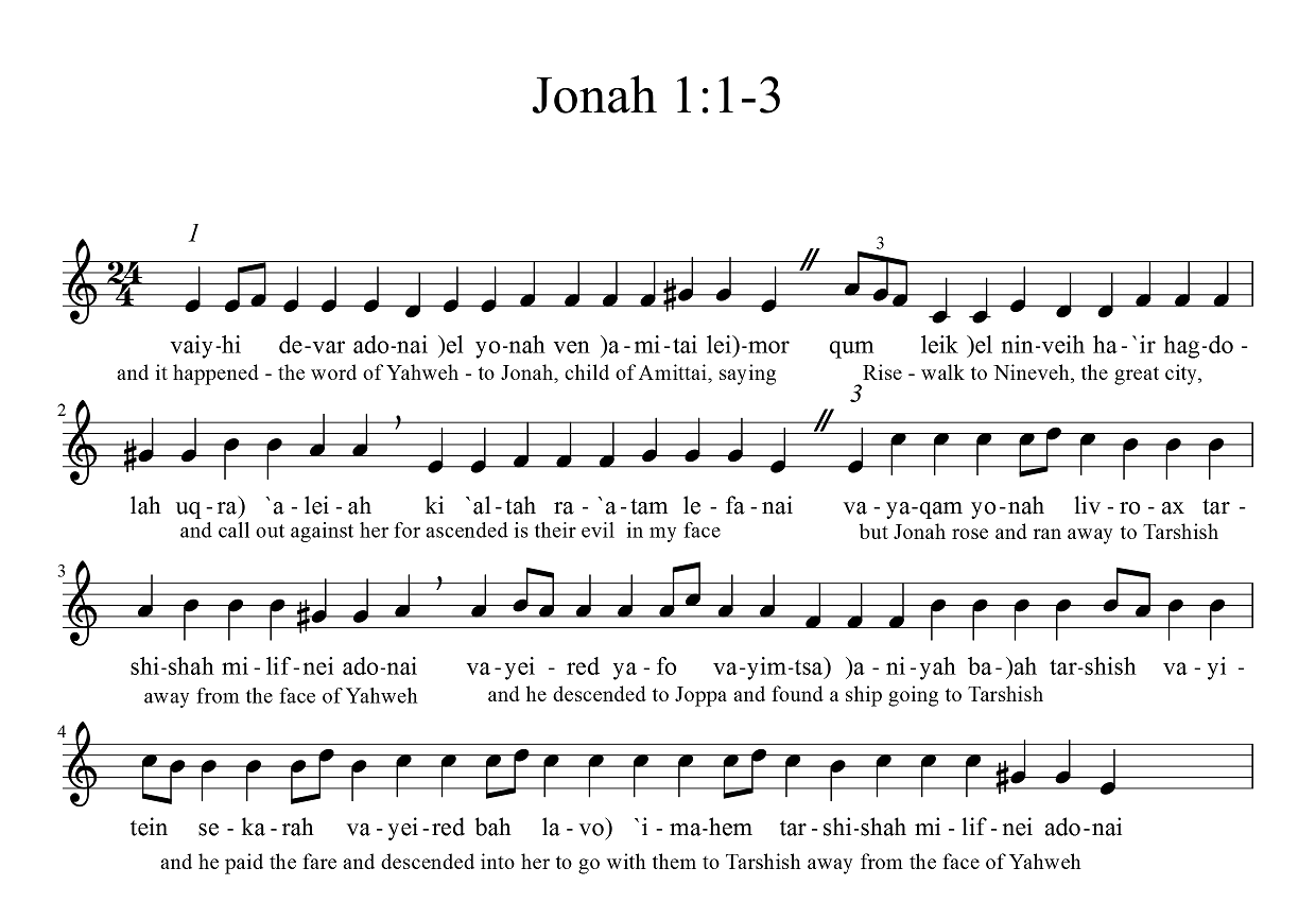 Dust: Singing the Scriptures - The Music of Jonah 1:1-3