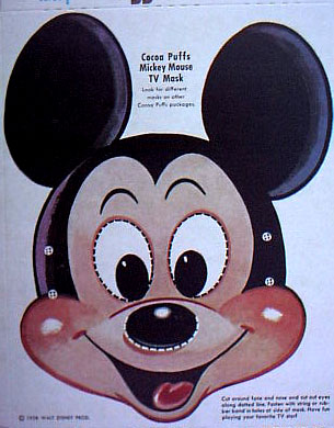 Masketeers Printable Masks: Cool Retro Cereal Box Masks From Years Ago!