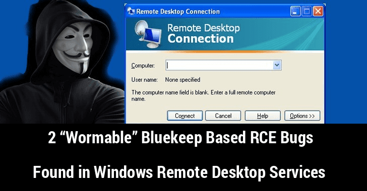 2 "Wormable" Bluekeep Based RCE Bugs Found in Windows RDP