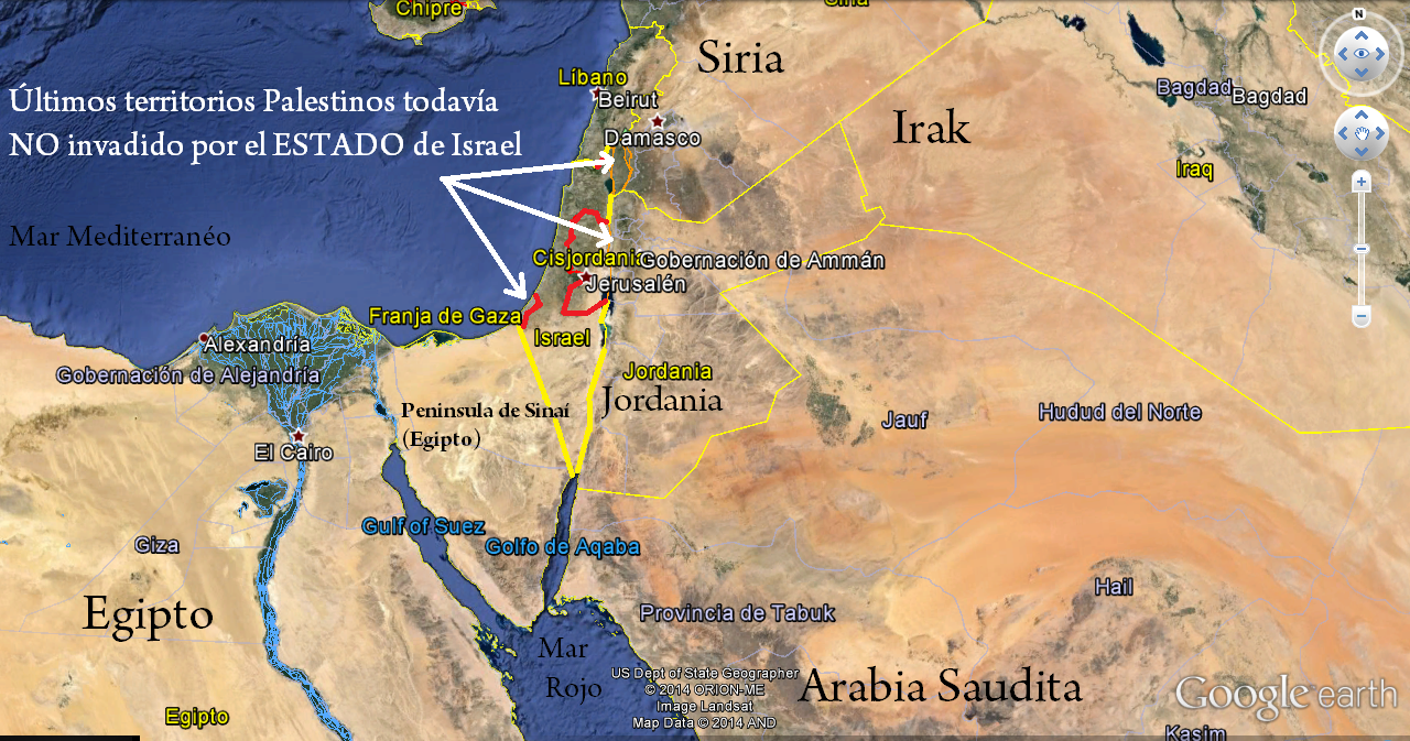 GEOGRAFIA MUNDIAL: CONFLICTO ISRAEL - PALESTINA