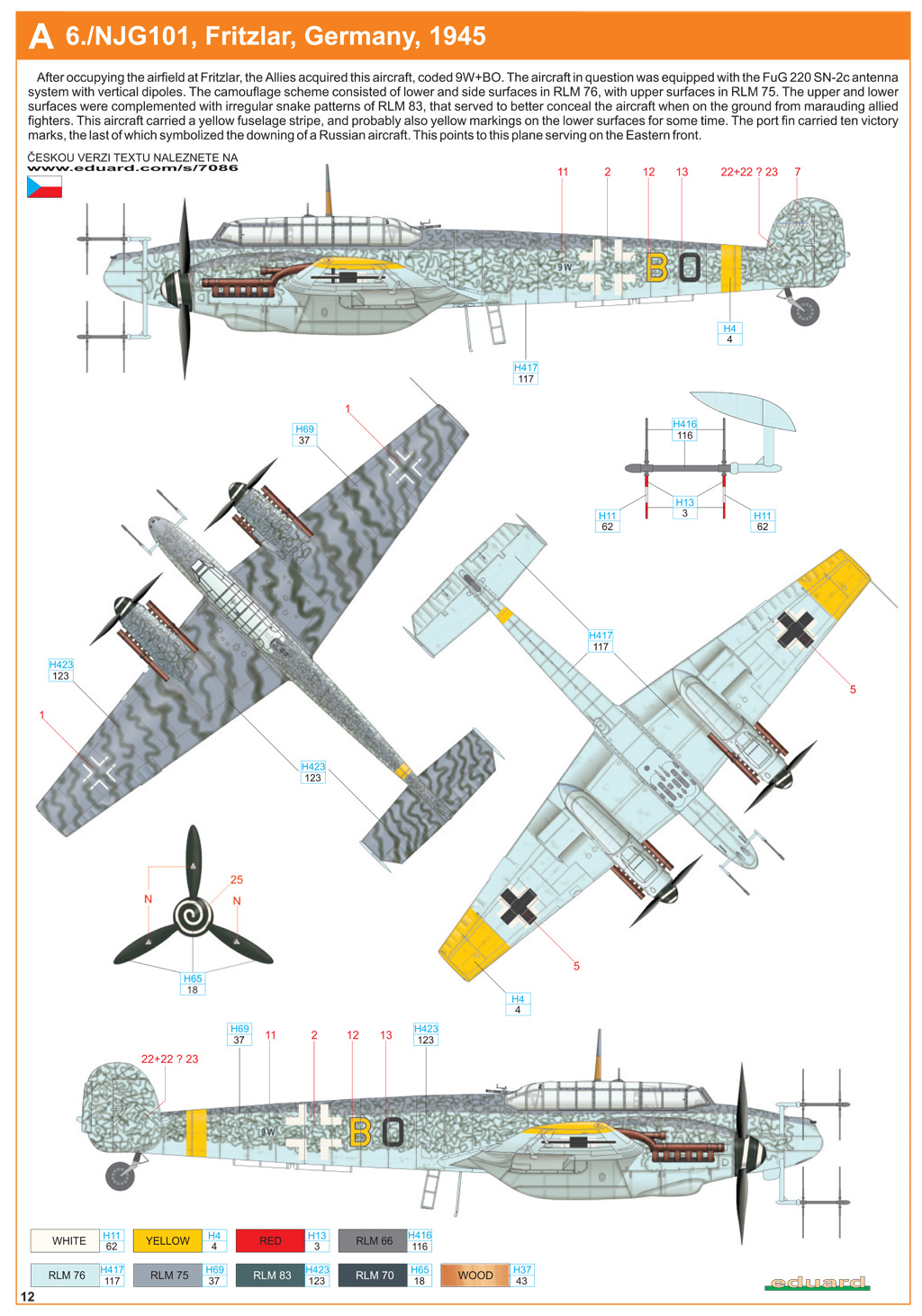 Scale Model Building with Metodi Metodiev: Messerschmitt Bf-110 G-4 ...