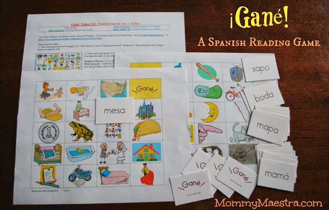 Mommy Maestra: Free Spanish Phonics Game from Lectura Para Niños