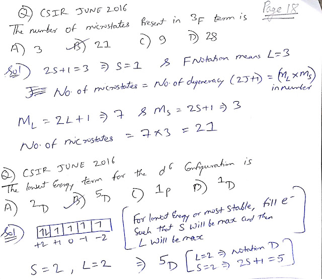 Chemistry for CSIR NET/GATE and Explains: Term Symbols and Selection ...