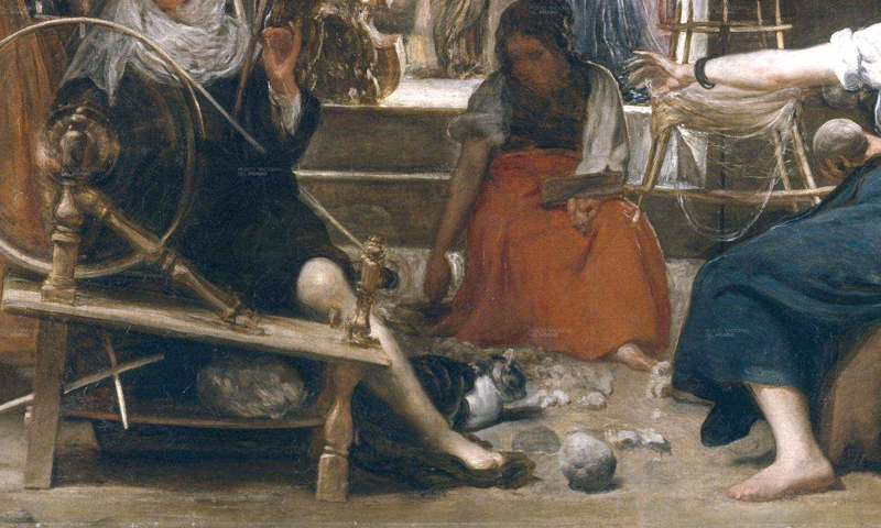 Grandes Iconos Universales VI: Las Hilanderas o La Fábula de Aracne ...