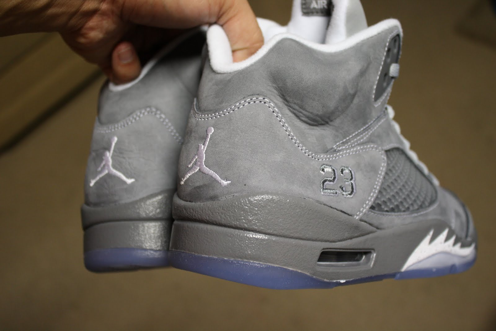 ShoeAffliction: AIR JORDAN 5 RETRO WOLF GREY