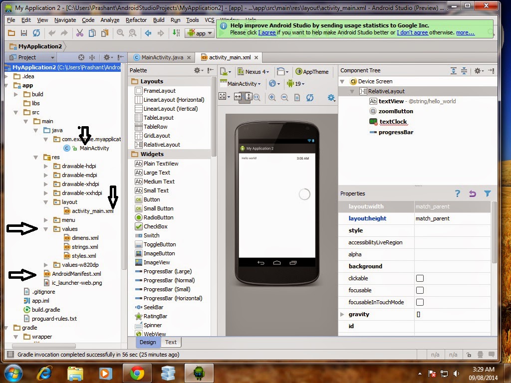 Android Basic Concepts( Activity,View,Service,Intent) - RoboTronicsPro