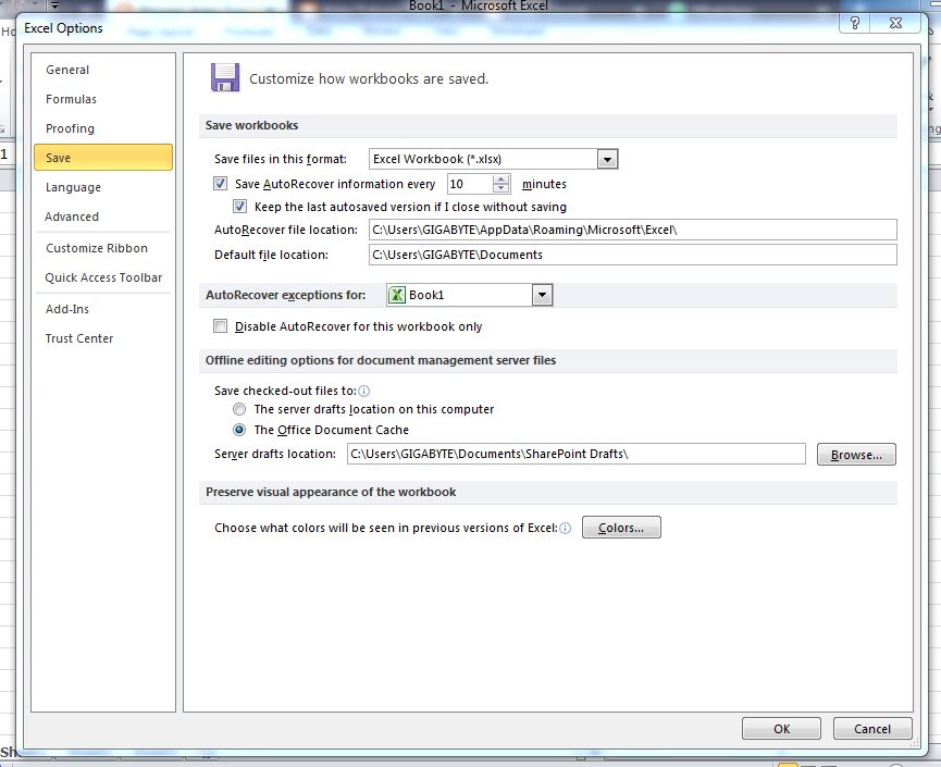 Kelas Tutorial Fitur AutoRecover Pada Ms Excel