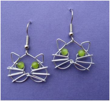 Whimsical Animal Wire Work Jewelry by Chatnoir77 / The Beading Gem