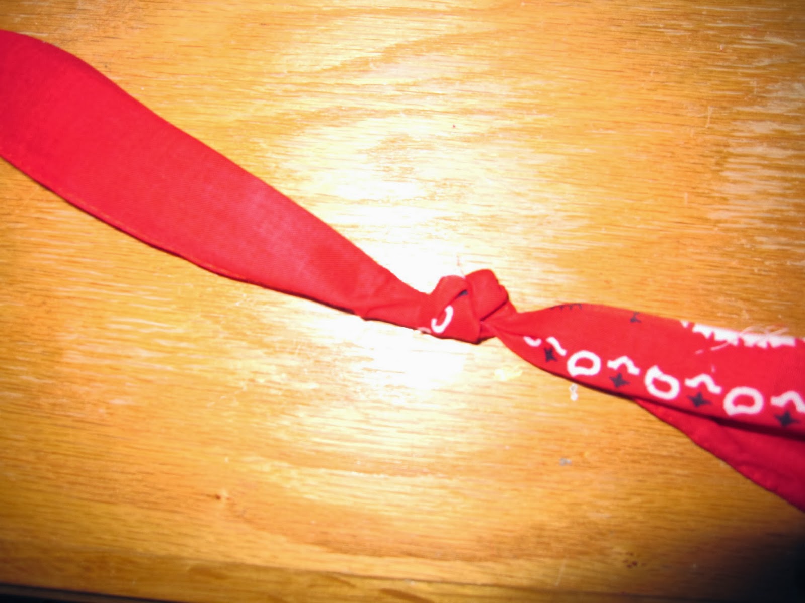 Live Your Poem...: MAKE A BANDANA GARLAND FOR "WESTERN" CHRISTMAS TREE