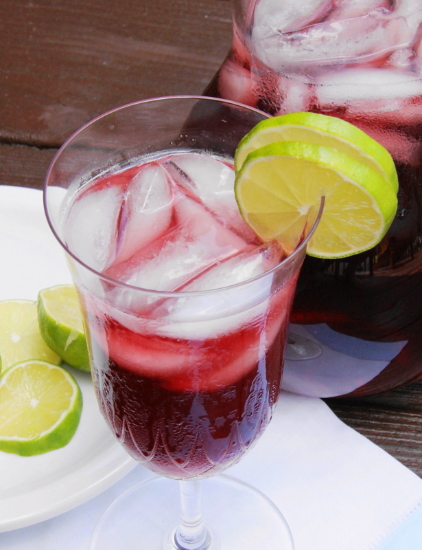 Blueberry-Lime Iced Tea | The Kitchen is My Playground