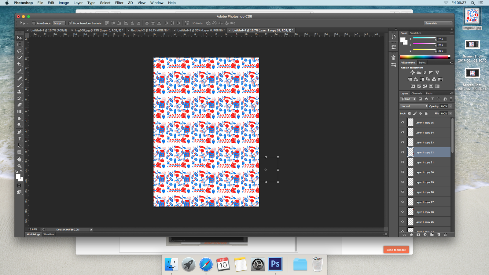 Abbey Marks - Foundation: Repeat Pattern Experiment
