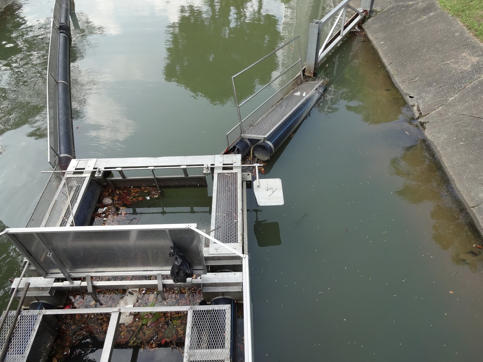 Lower Seletar Reservoir Learning Trail AHS2J: Station 3 :Litter Trap