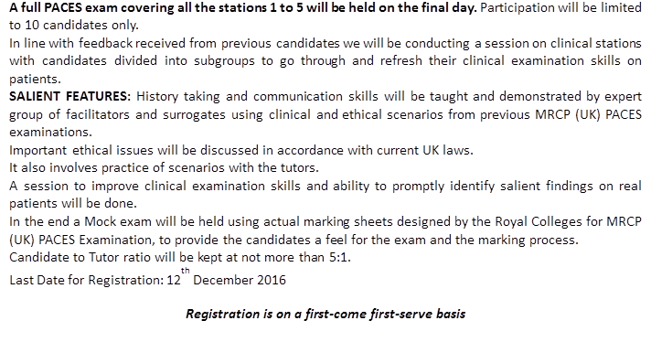 The Online Medicals: MRCP PACES COURSE Preparation