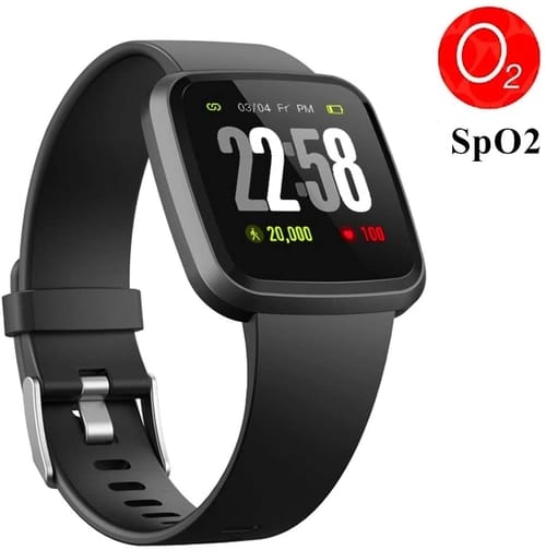 Review DSmart V12 Blood Oxygen Spo2 HD Smart Watch